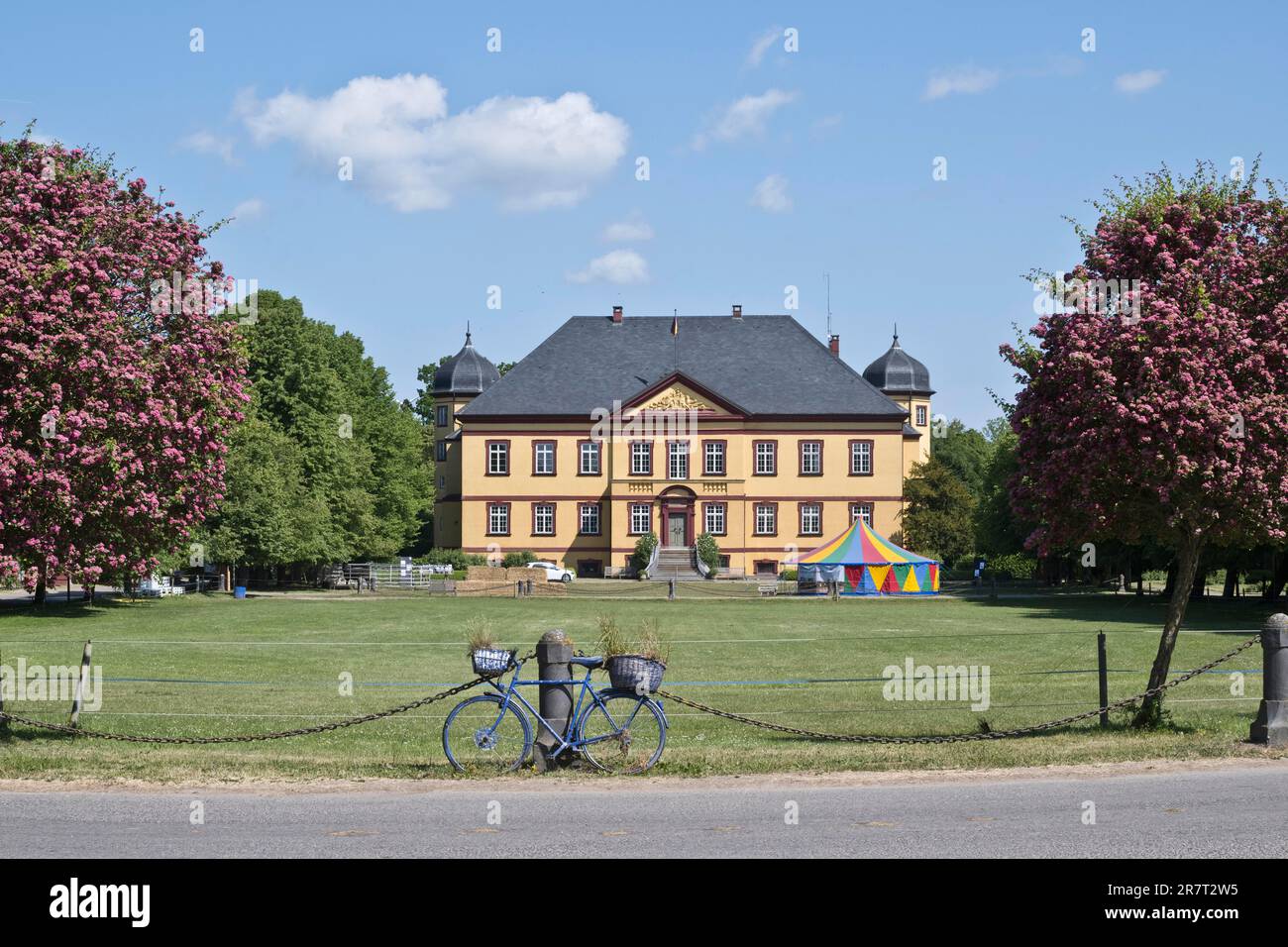 Baroque manor house, Hohen Luckow, Mecklenburg-Western Pomerania ...