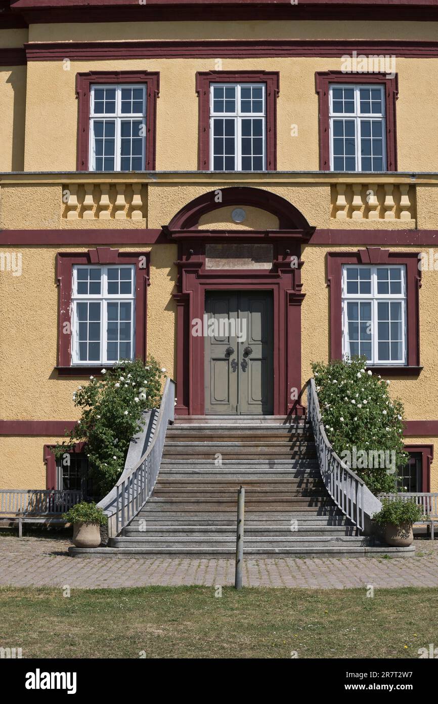 Baroque manor house, Hohen Luckow, Mecklenburg-Western Pomerania, Germany Stock Photo - Alamy