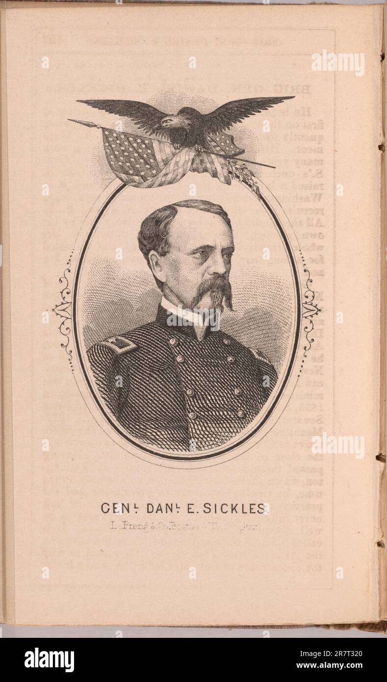 Daniel Edgar Sickles c. 1862 Stock Photo - Alamy