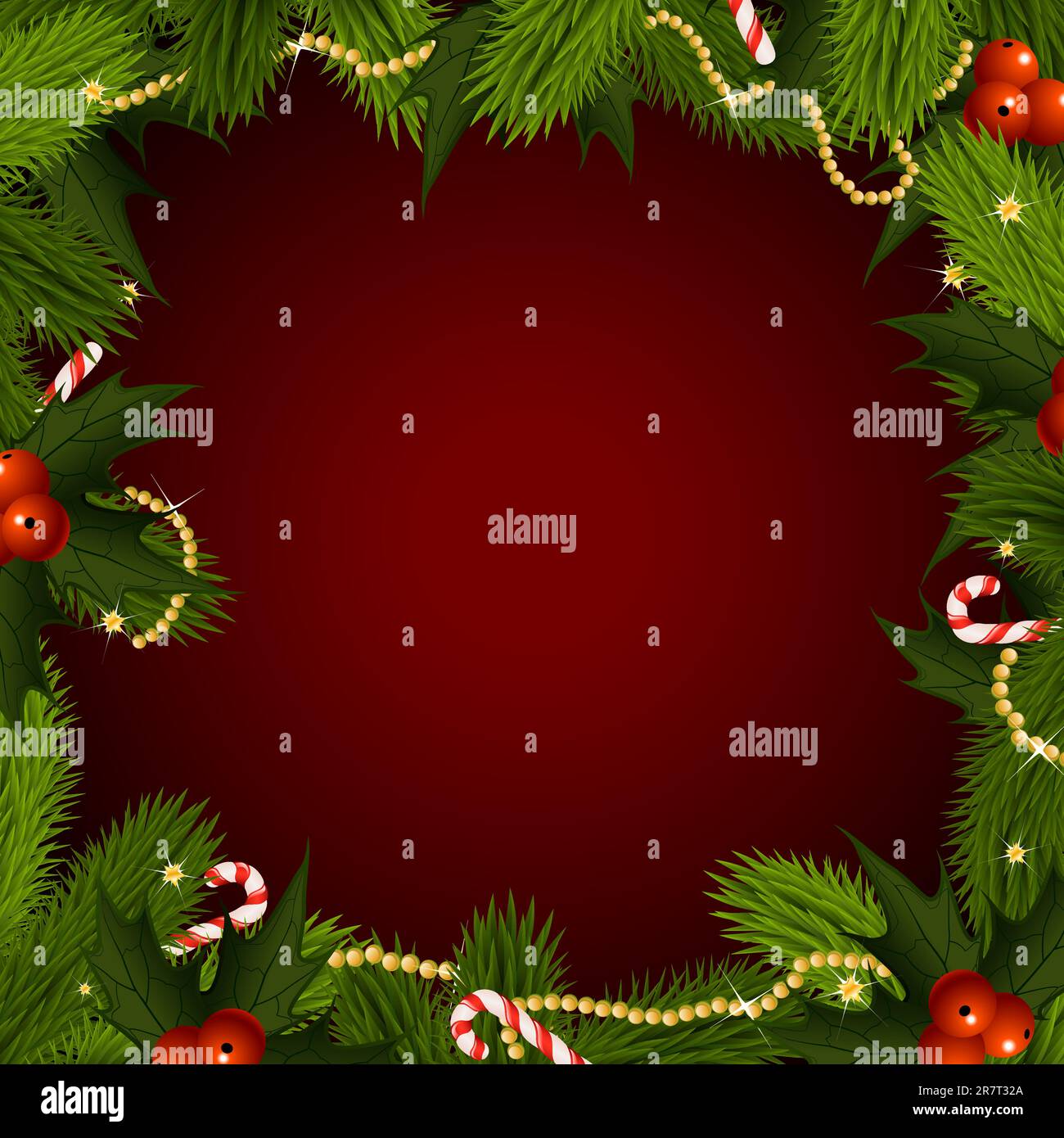 Empty christmas tree Stock Vector Images - Alamy