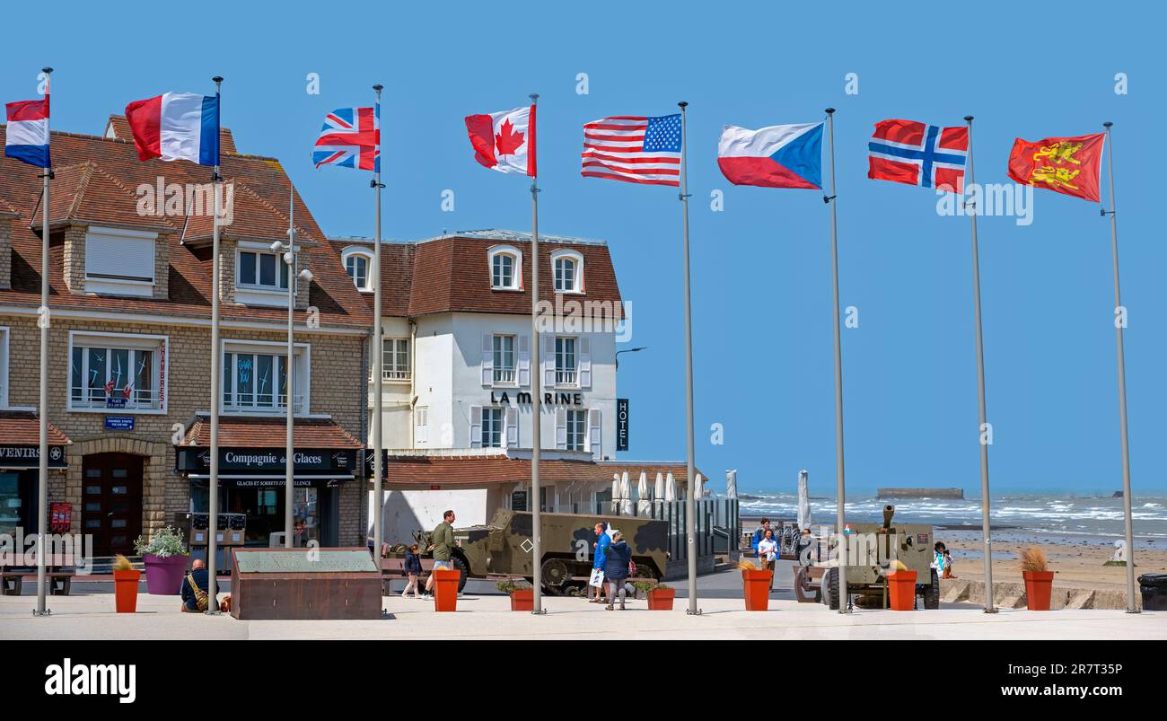 D day flag hi-res stock photography and images - Alamy