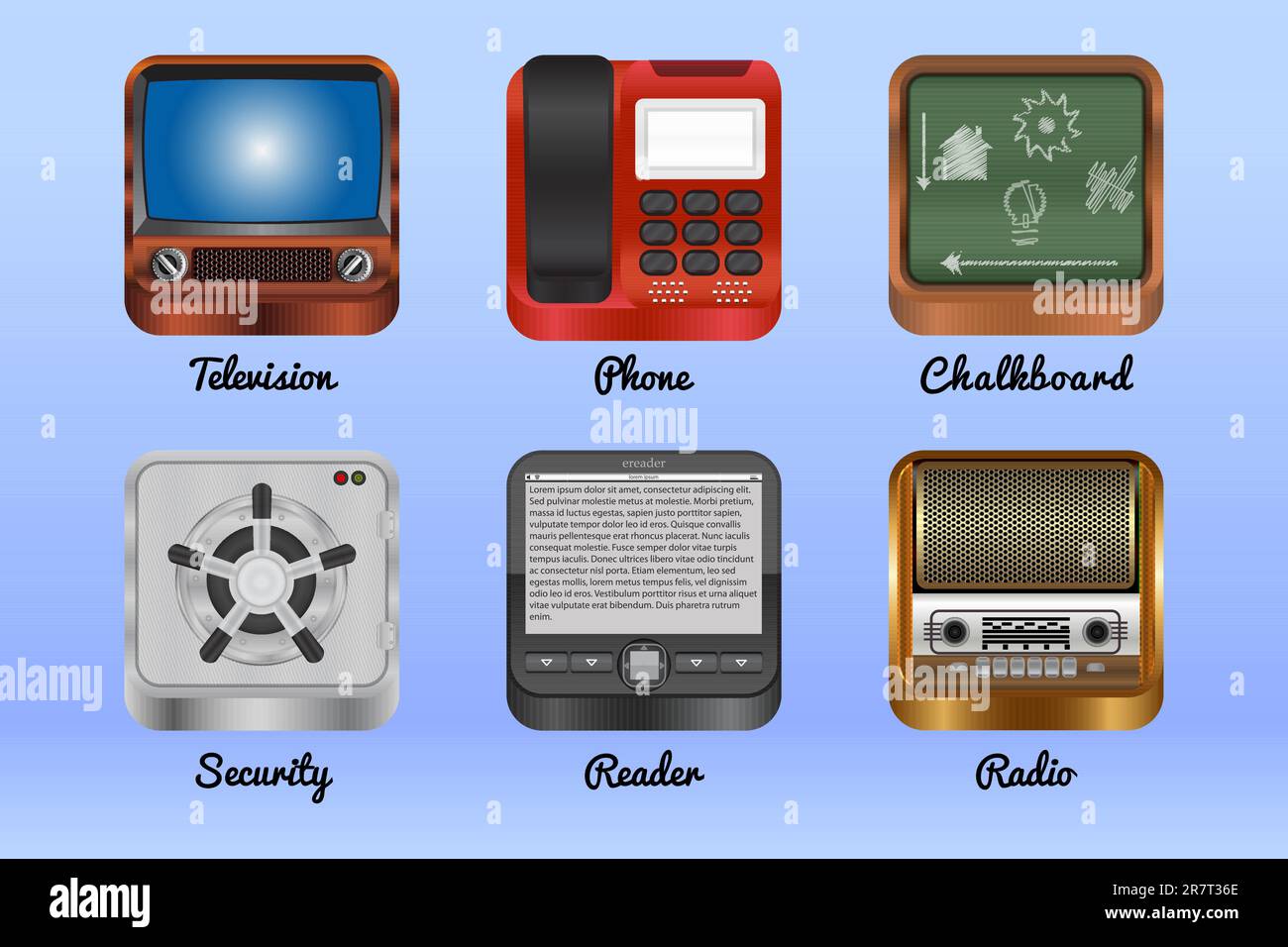 Icons for mobile devices - android,iphone,ipad,ipod Stock Vector Image ...