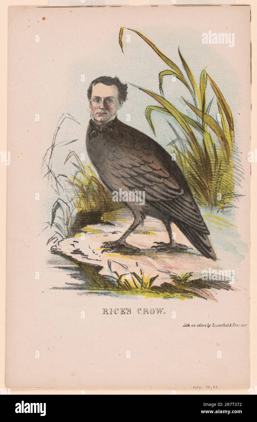 Thomas Dartmouth Rice 1851 Stock Photo - Alamy