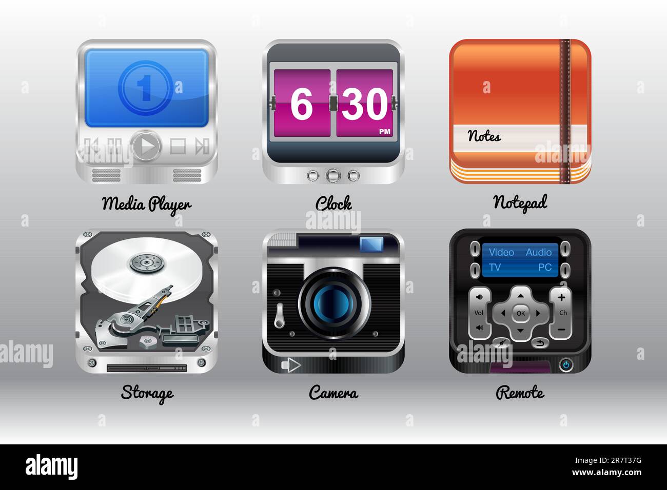 Icons for mobile devices - android,iphone,ipad,ipod Stock Vector Image ...