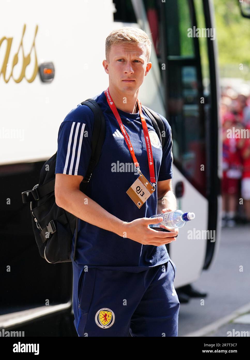 Scotland's Ross McCrorie arriving before the UEFA Euro 2024 Qualifying ...