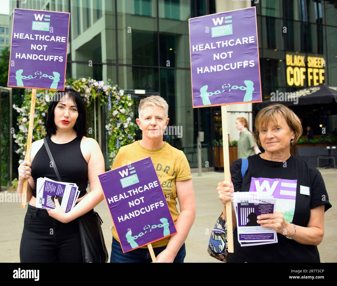 Manchester, UK. 17th June, 2023. The Women's Equality Party leads a ...