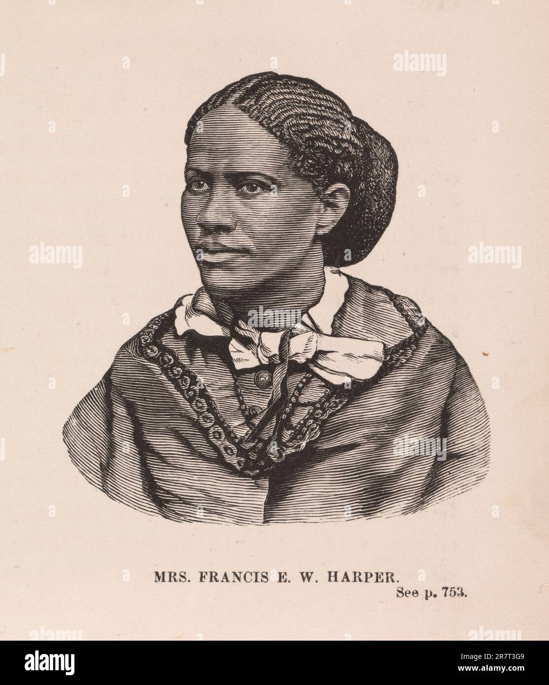 Mrs. Francis [sic] E. W. Harper 1872 Stock Photo - Alamy