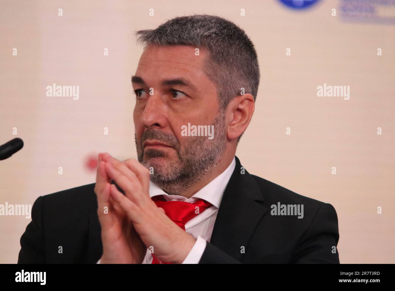 Saint Petersburg, Russia. 16th June, 2023. Xavier Moreau, Journalist ...