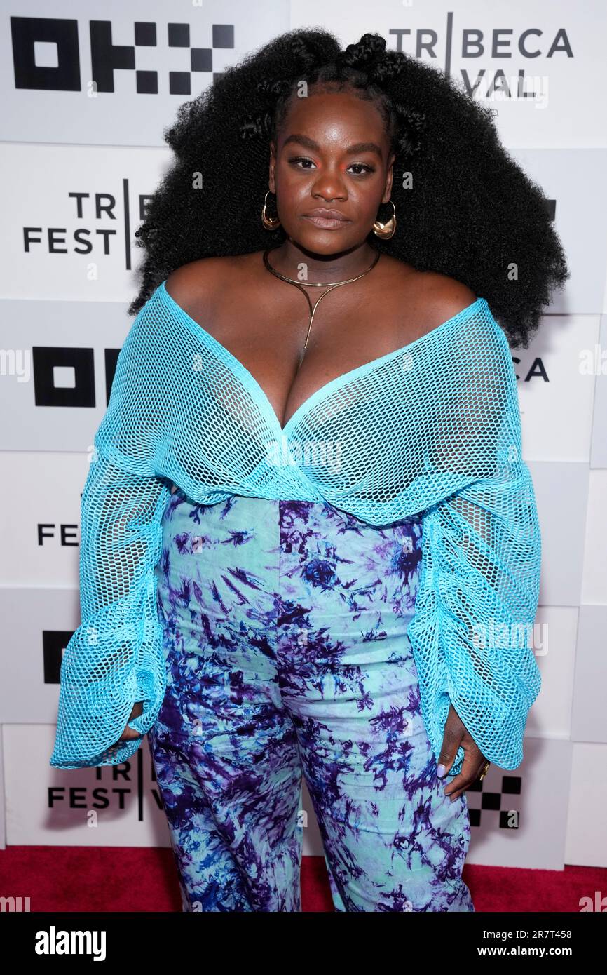 Shoniqua Shandai attends the premiere of "The Perfect Find" at the BMCC ...
