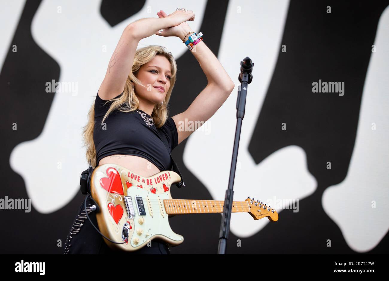 Neuhausen Ob Eck, Germany. 17th June, 2023. Singer Dylan plays at the ...