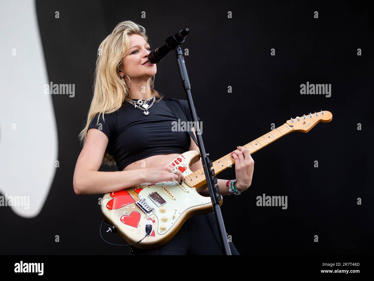 Neuhausen Ob Eck, Germany. 17th June, 2023. Singer Dylan plays at the ...
