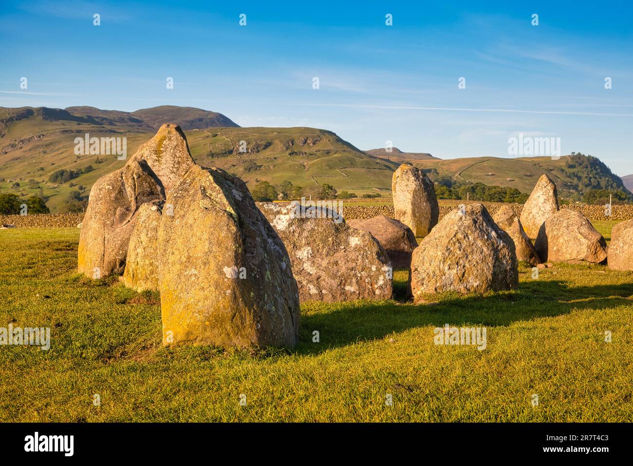 The Neolithic Castlerigg Stone Circle dating from around 3000 BC, near ...