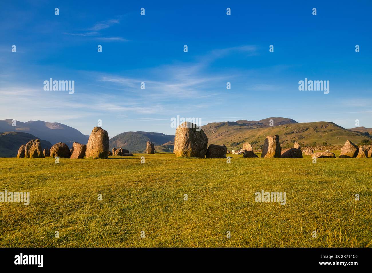 The Neolithic Castlerigg Stone Circle dating from around 3000 BC, near ...