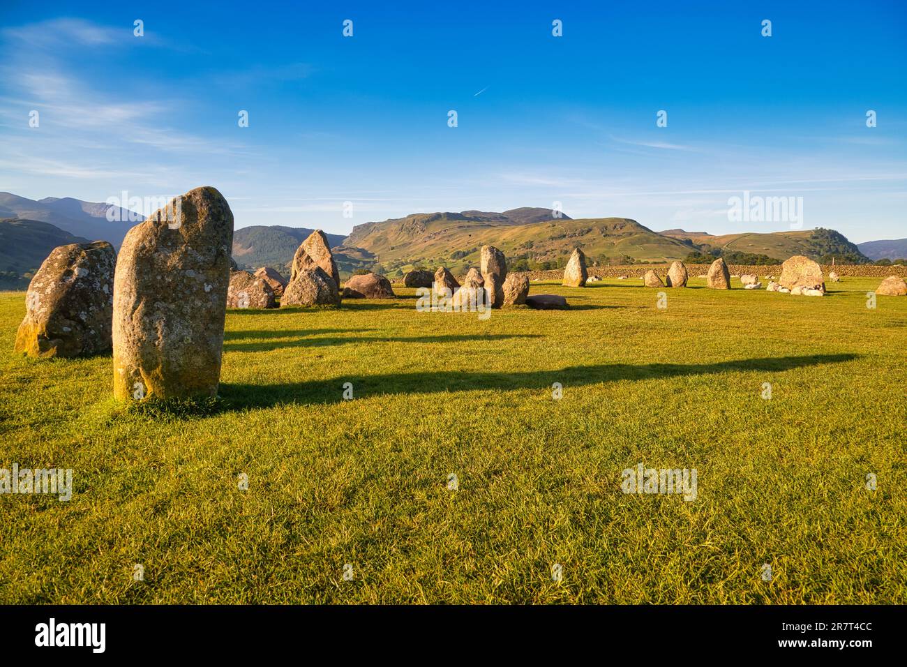 The Neolithic Castlerigg Stone Circle dating from around 3000 BC, near ...