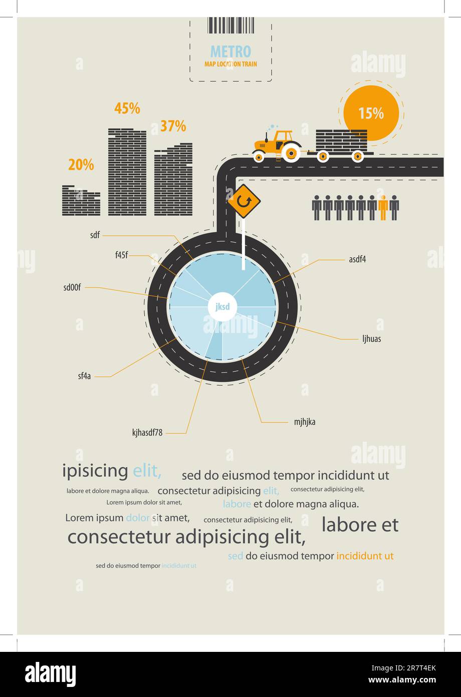 Stock on road sign Stock Vector Images - Alamy