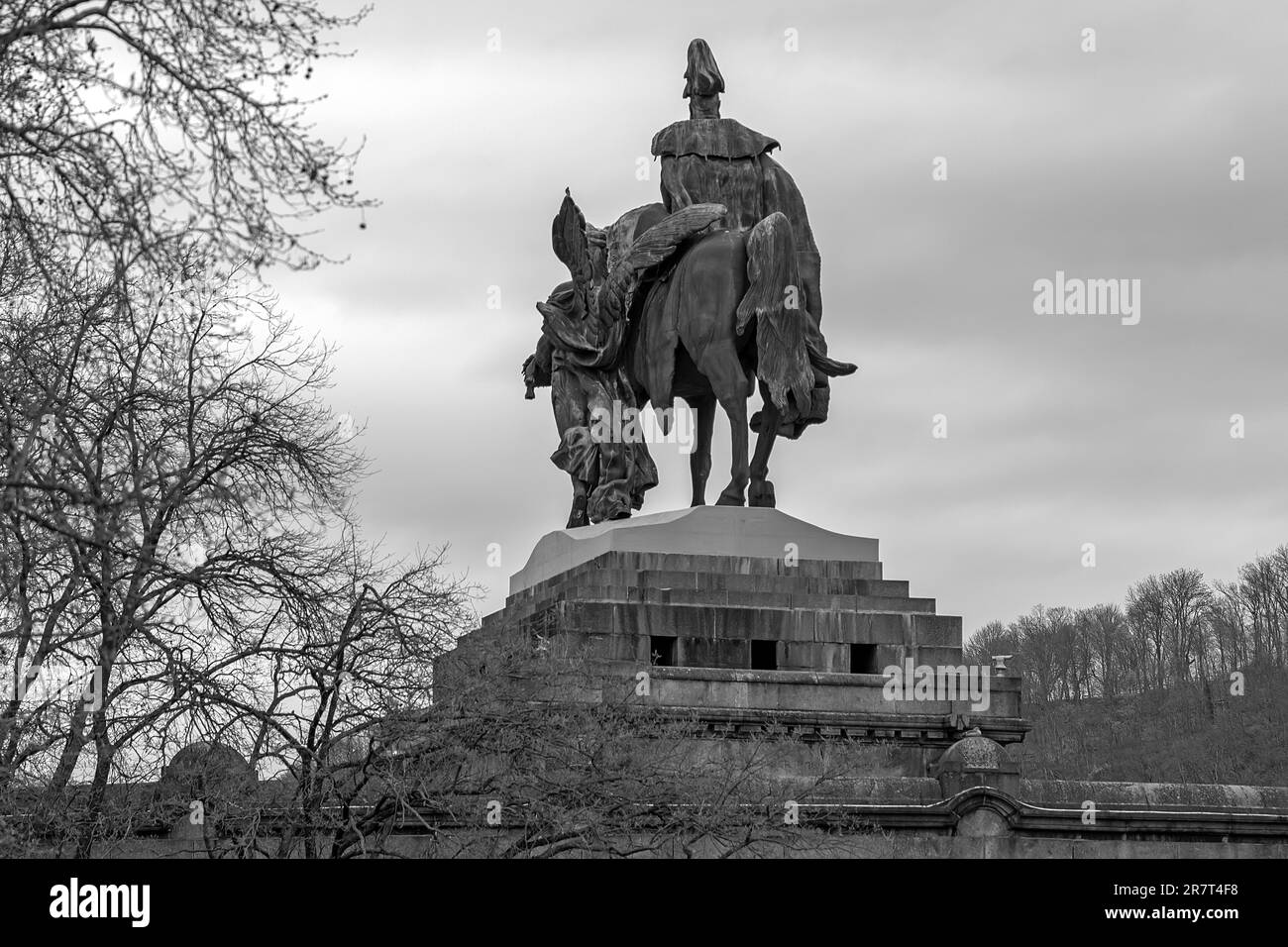Monument kaiser wilhelm deutsches eck hi-res stock photography and ...