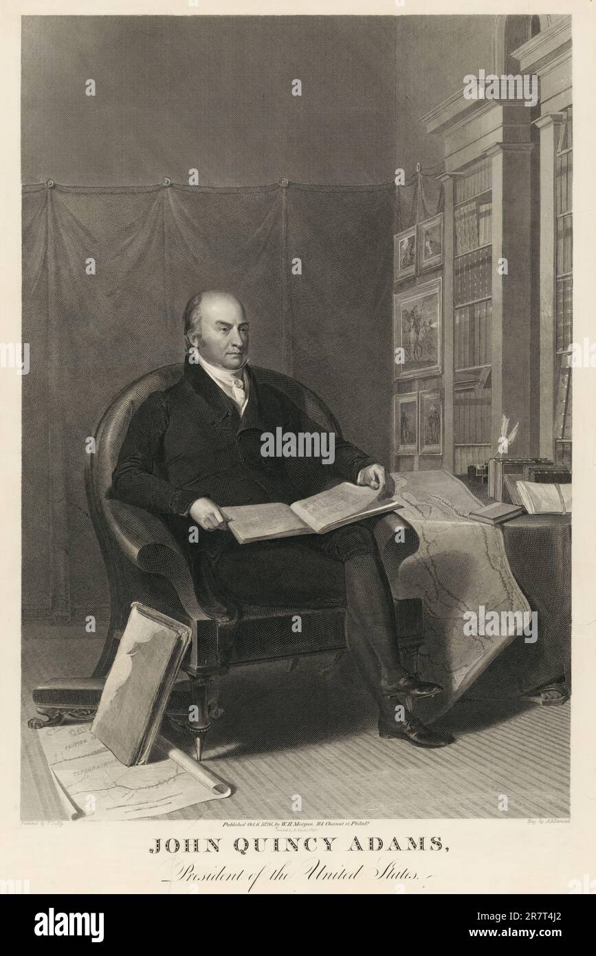 John Quincy Adams 1826 Stock Photo - Alamy