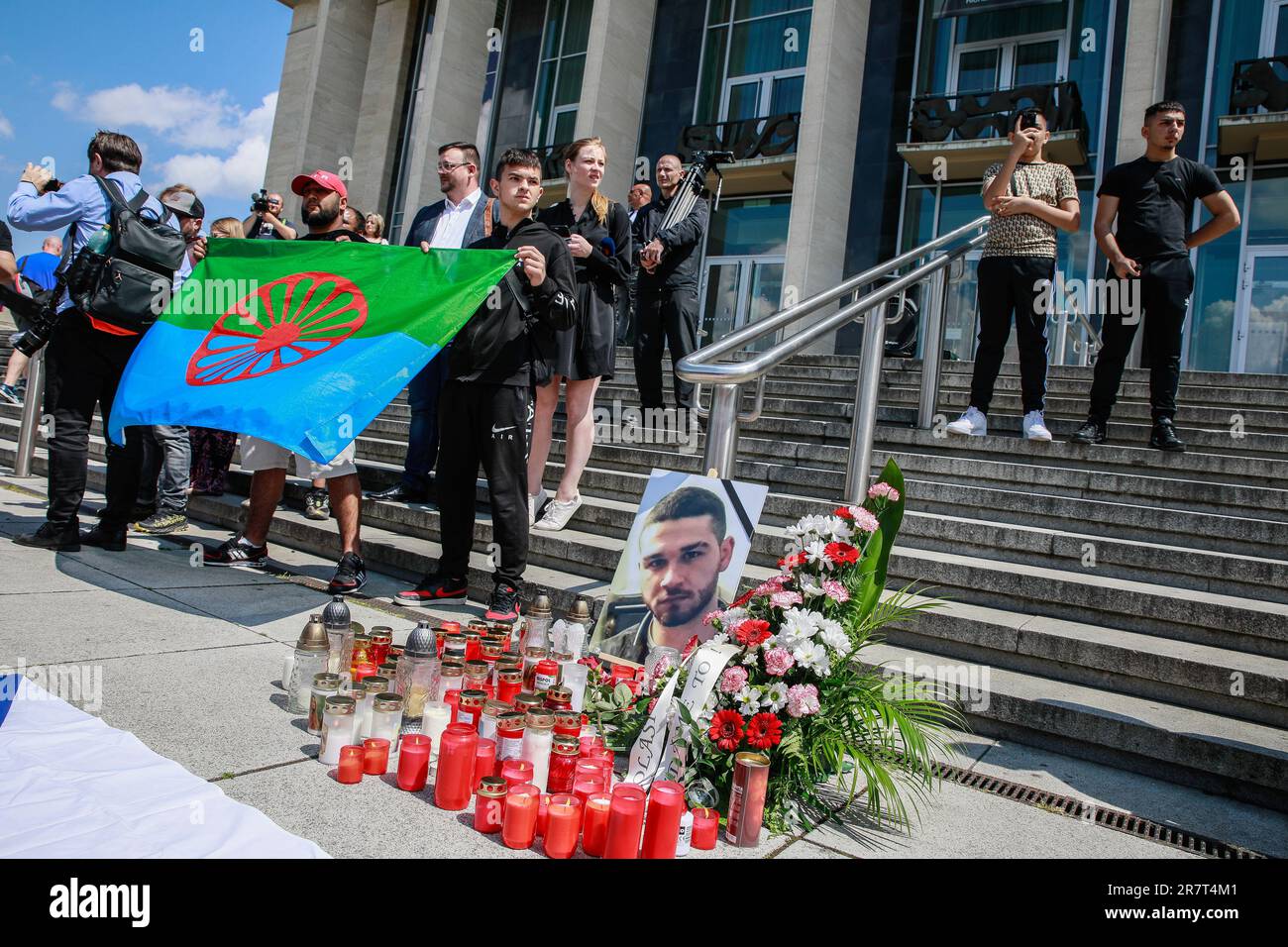 Brno, Czech Republic. 17th June, 2023. A commemorative gathering in ...