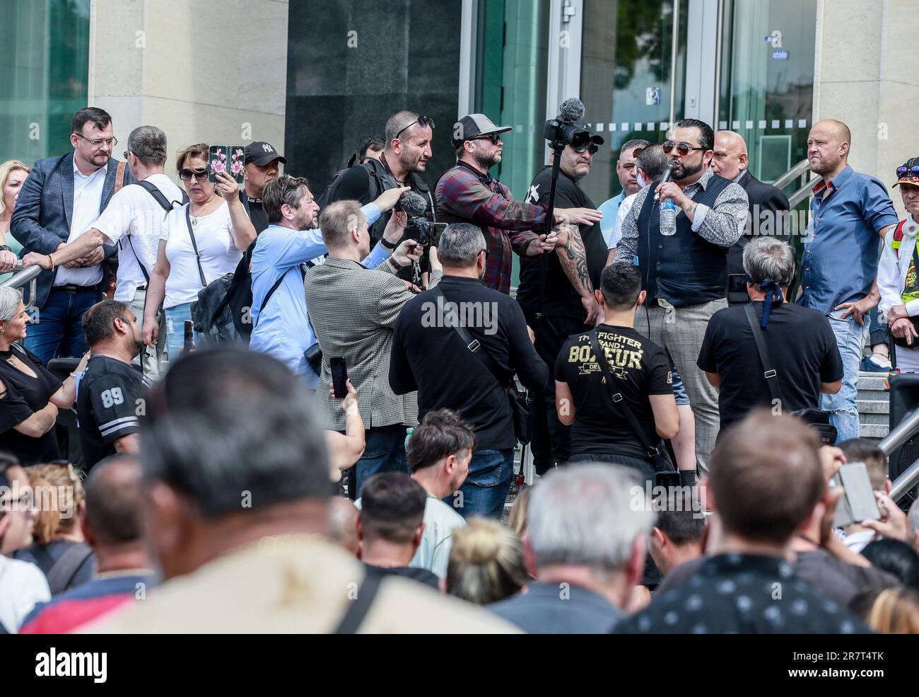 Brno, Czech Republic. 17th June, 2023. A commemorative gathering in ...