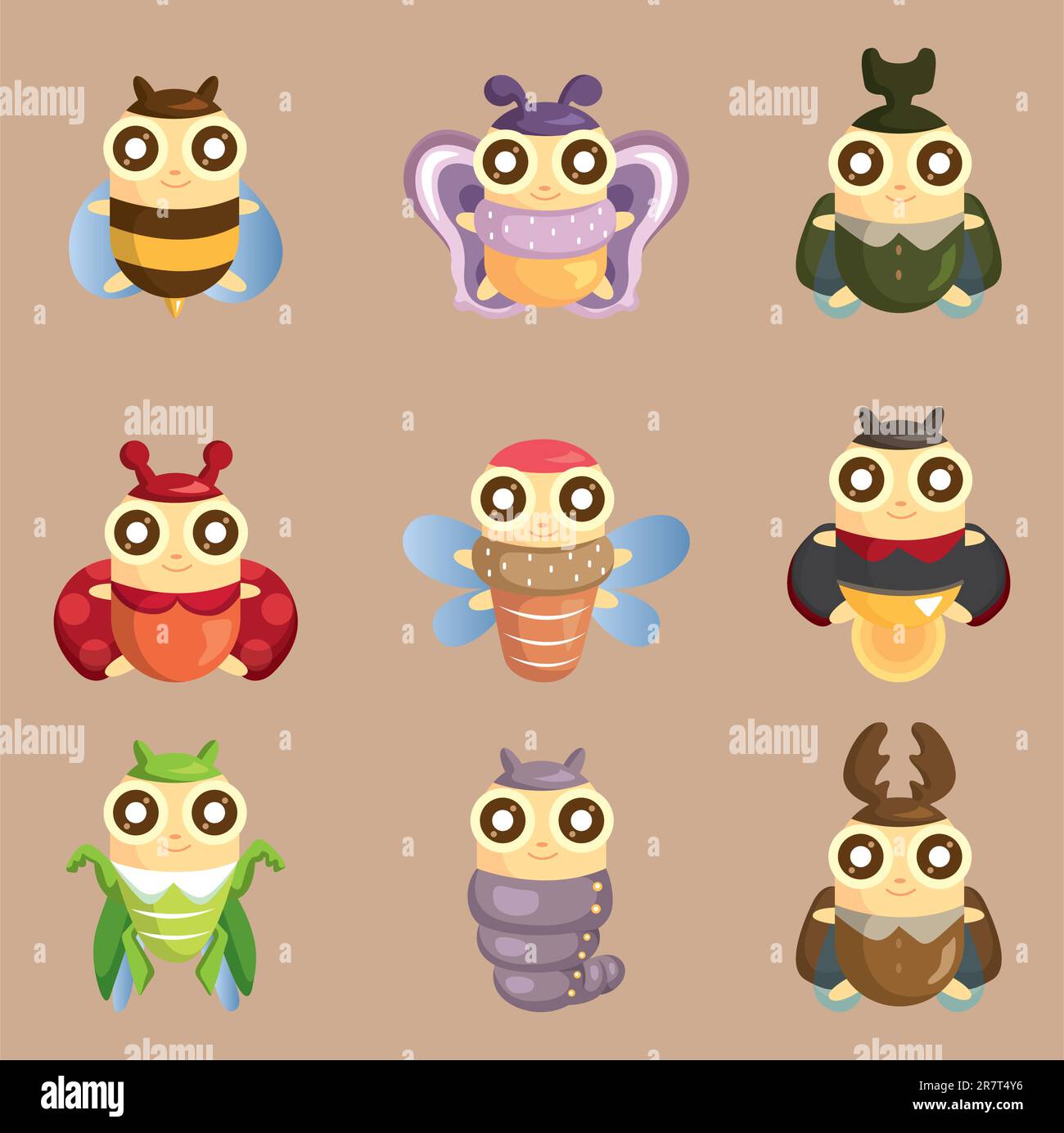 cartoon insect bug icon Stock Vector Image & Art - Alamy