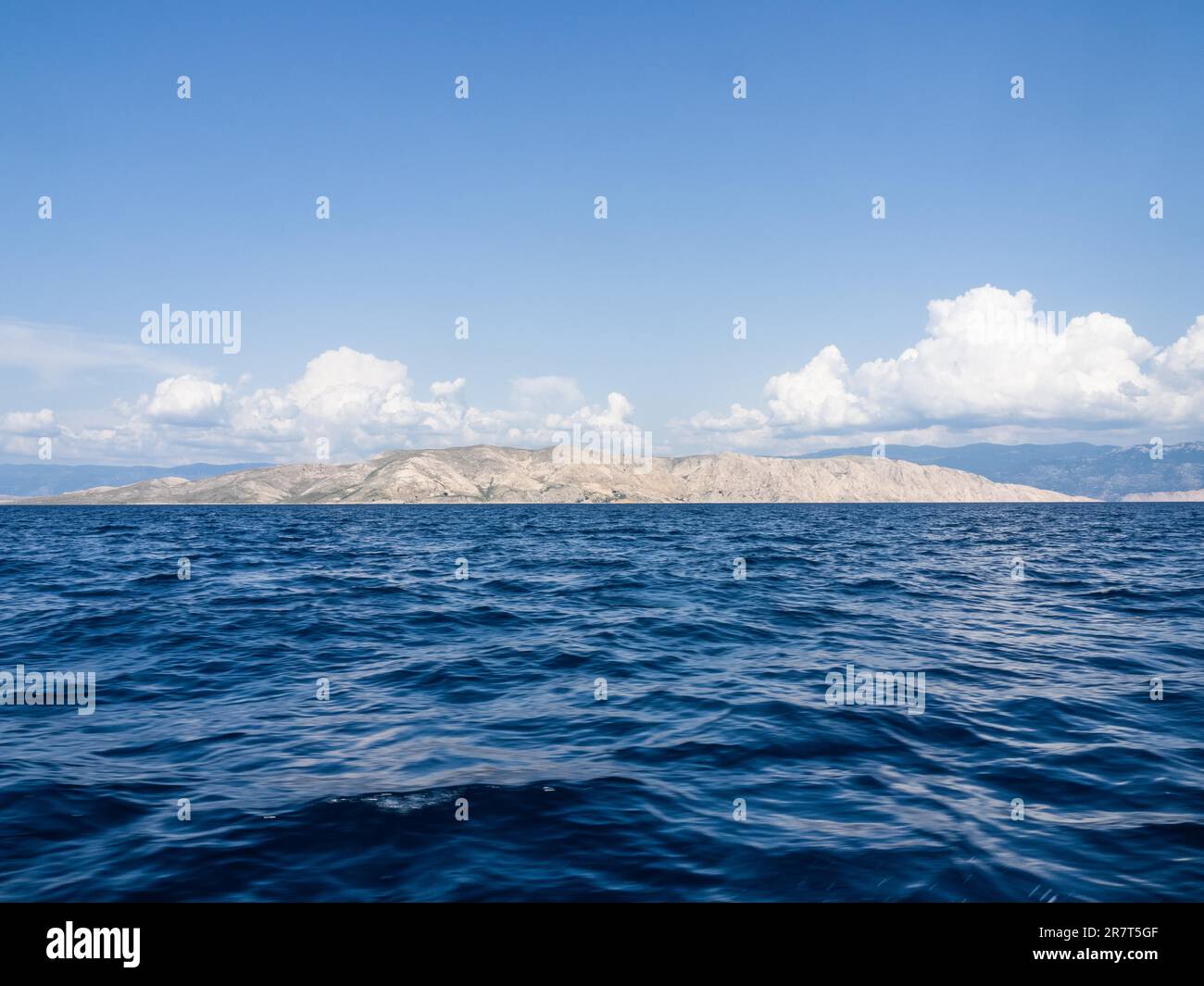 Karst rocks, Prvic Island, largest uninhabited island in the Adriatic ...