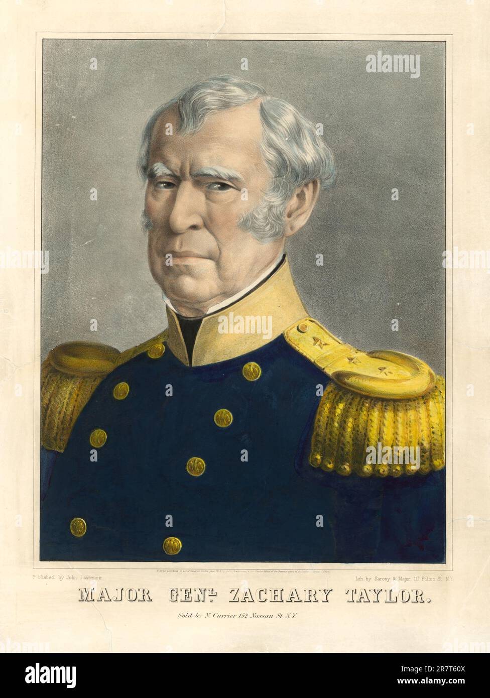 Zachary Taylor 1848 Stock Photo - Alamy