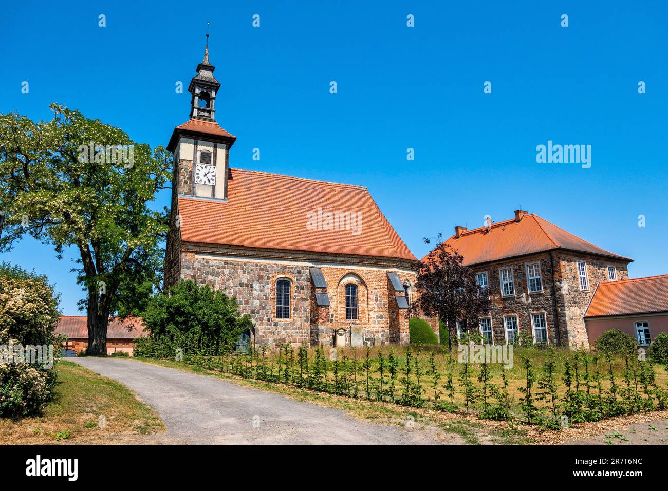Commandery Church, Commandery of Lietzen, Brandenburg, Germany Stock ...