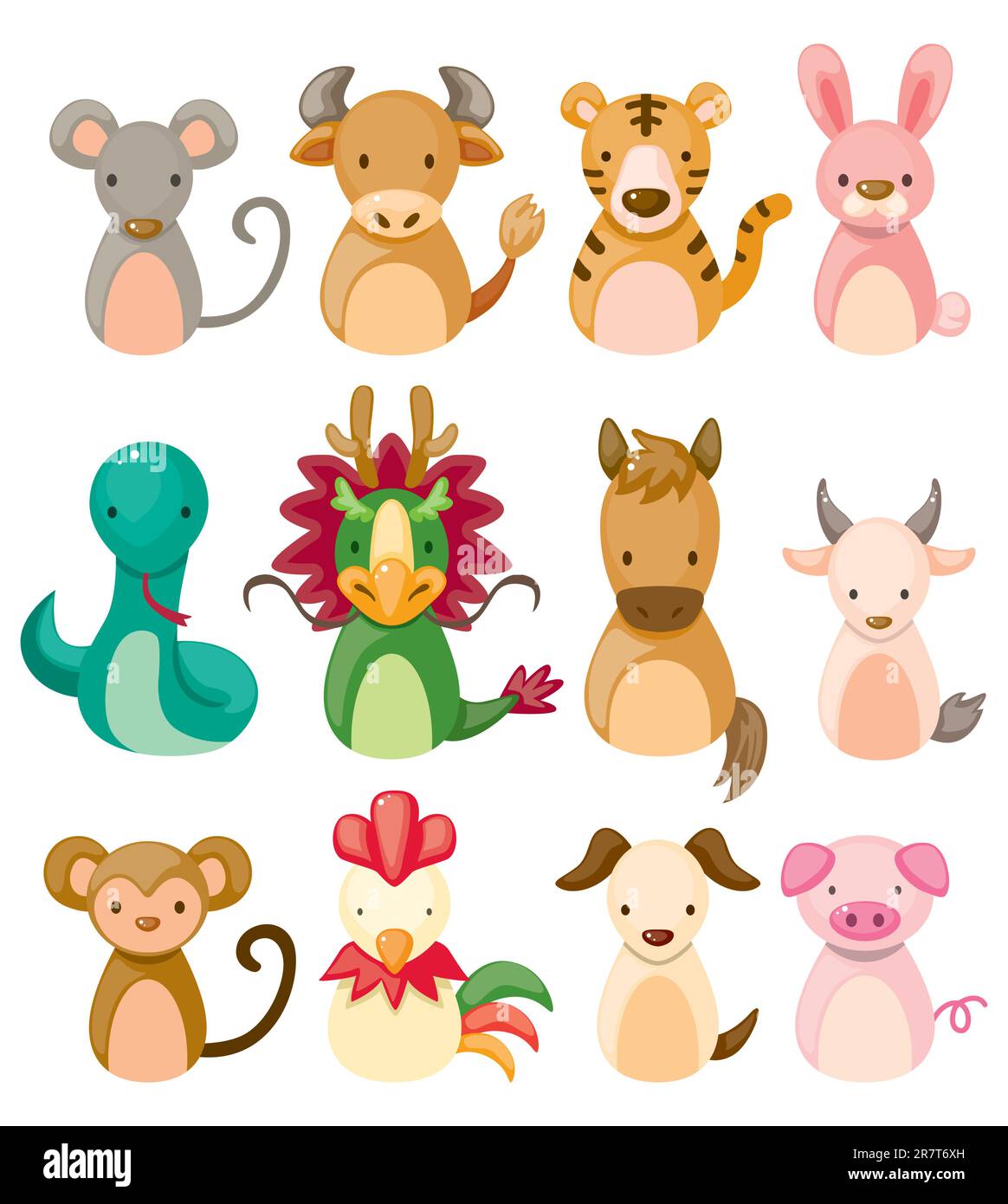 Sagittarius Animal Characters Clipart