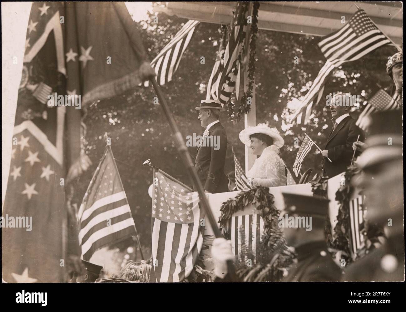 Woodrow Wilson and Edith Bolling Galt Wilson 1916 Stock Photo - Alamy