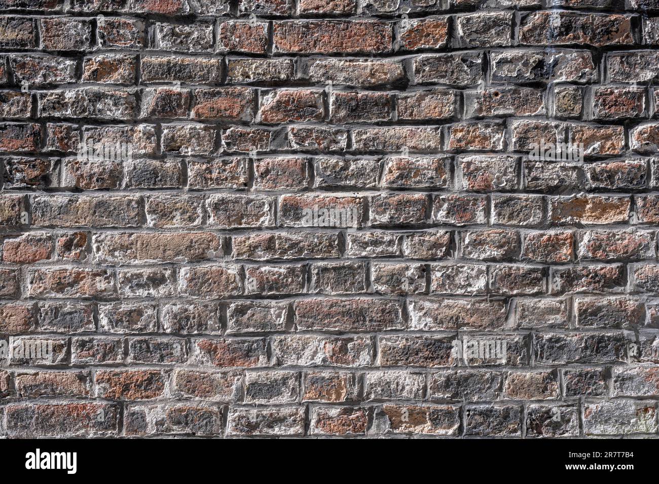Brick wall, Veurne, Flanders, Belgium Stock Photo - Alamy