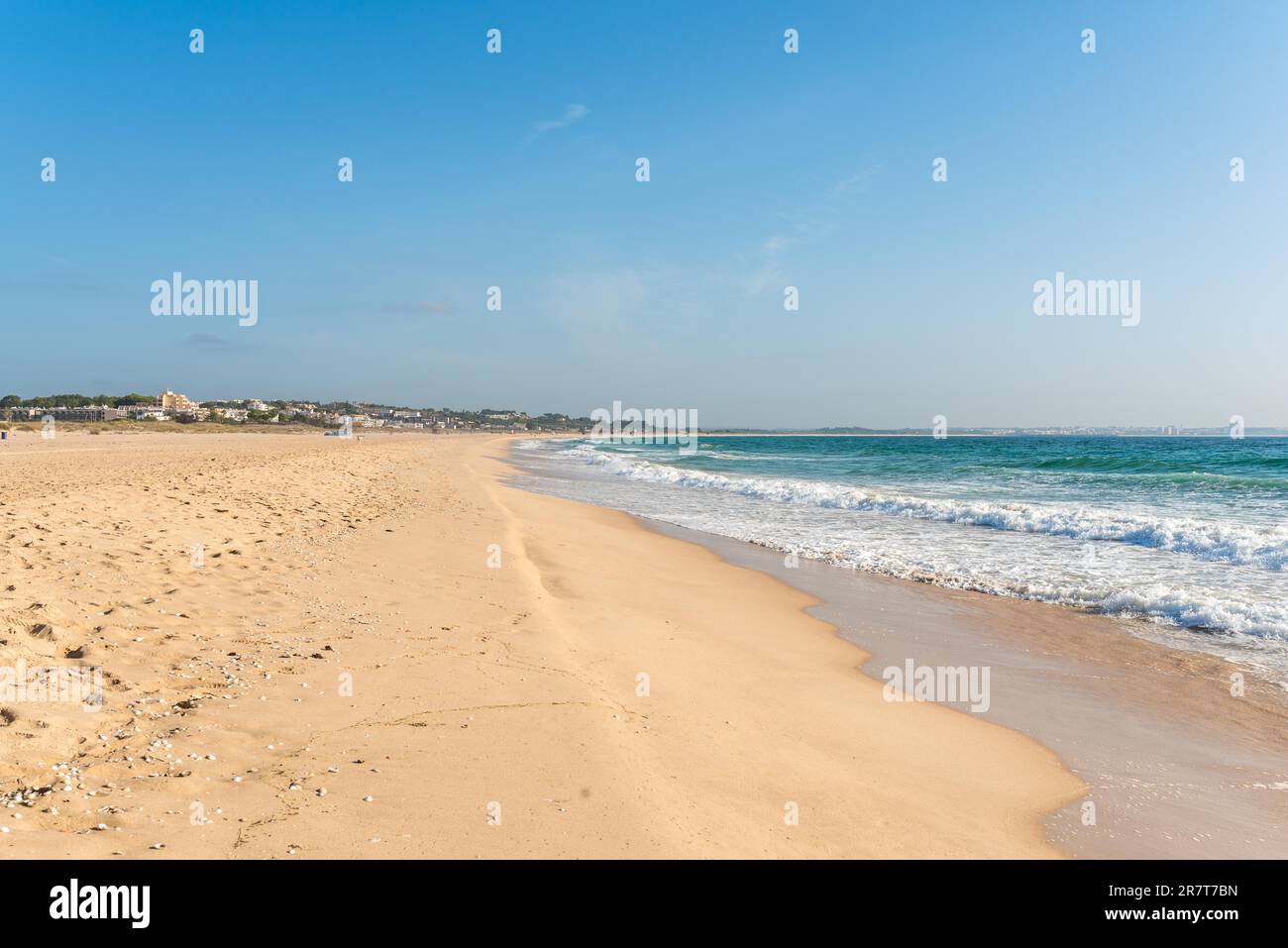 The Meia Praia, in English, half beach, ist the most popular beach of ...