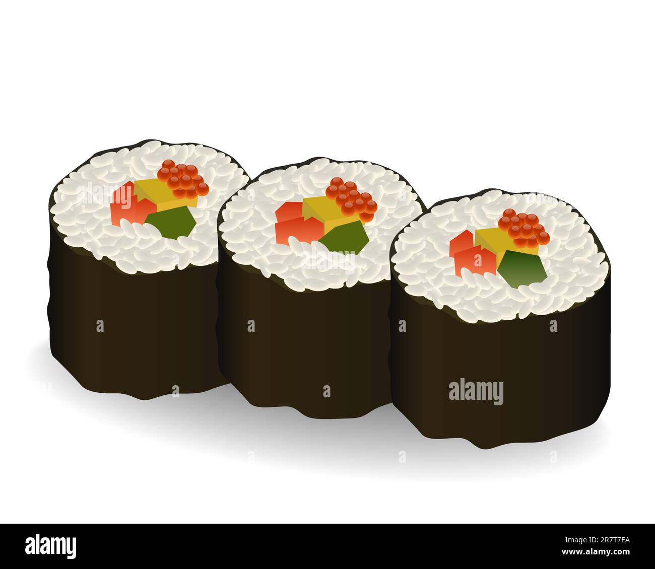 Snack circle Stock Vector Images - Alamy