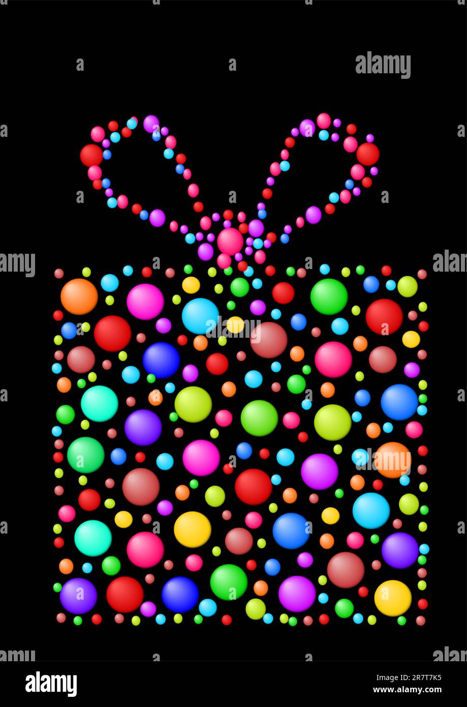 Christmas present illustration hi-res stock photography and images - Alamy