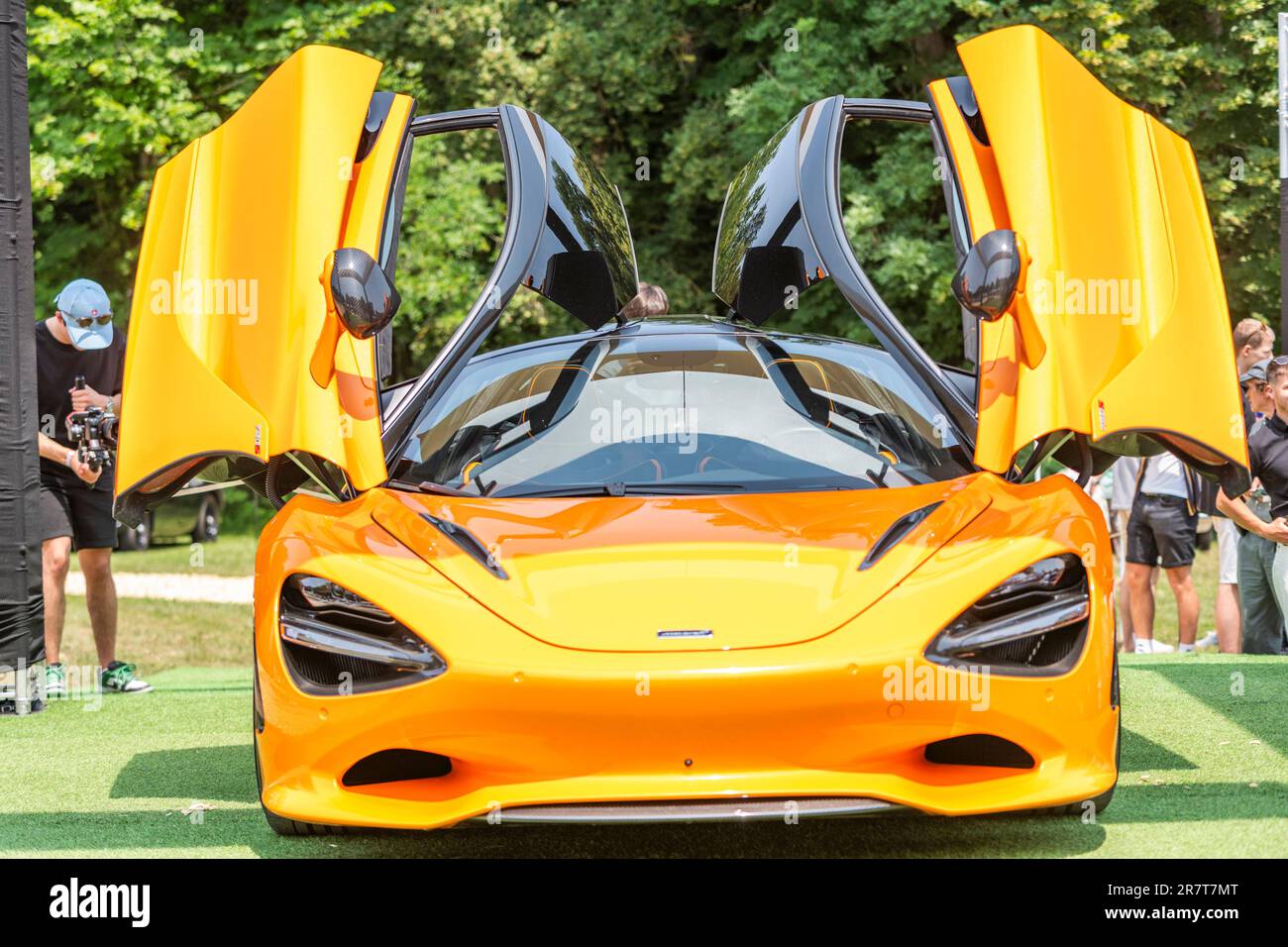 Coppet, Switzerland. 06th July, 2023. Front View of McLaren 750S during ...
