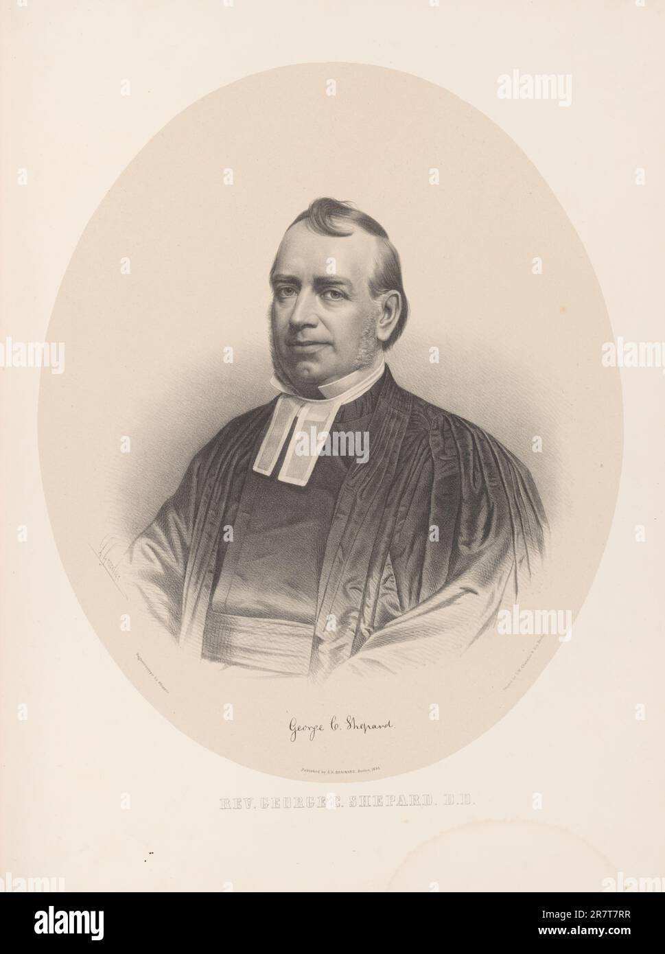 George C. Shepard 1854 Stock Photo - Alamy