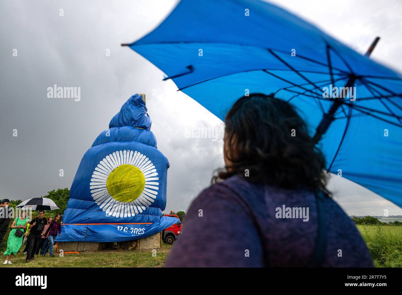 Mohejlik Hill, Horice. 17th June, 2023. Ceremonial unveiling of the ...