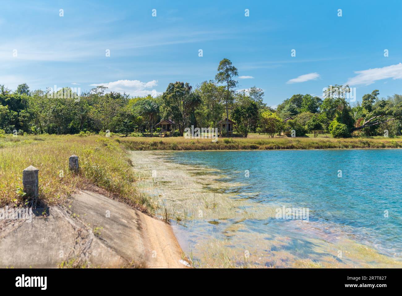 Nature water reserve in the middel of the island of Ko Phayam. The ...