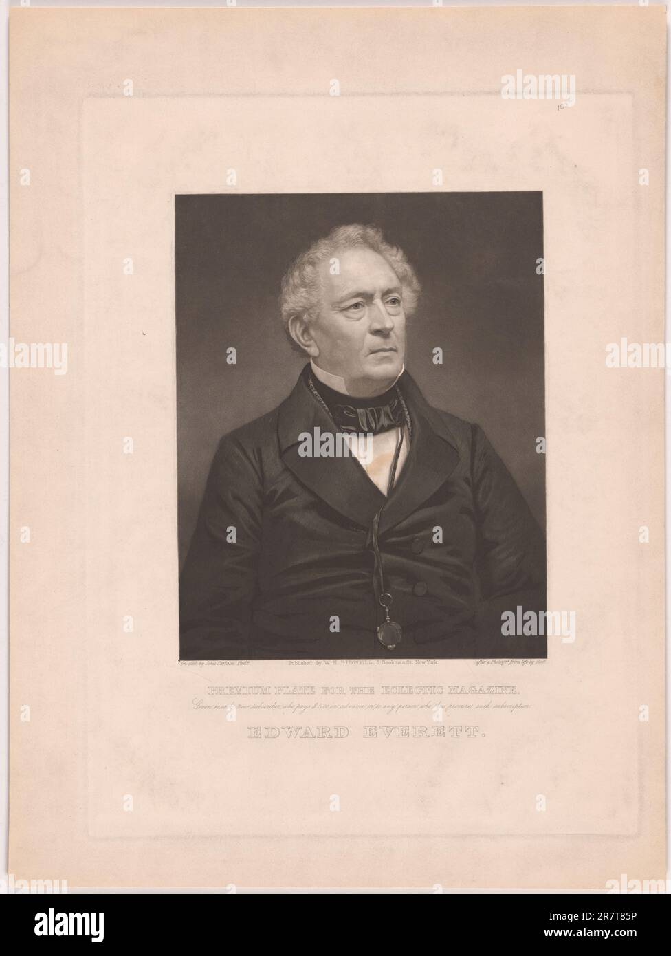 Edward Everett 1861 Stock Photo - Alamy