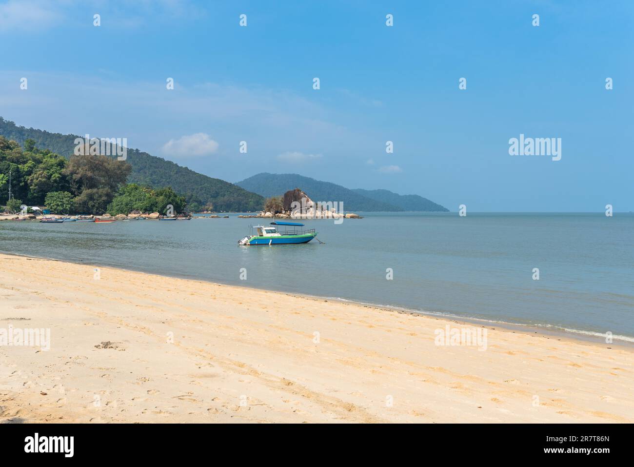 The beach of the small town Batu Ferringhi is the prime beach ...