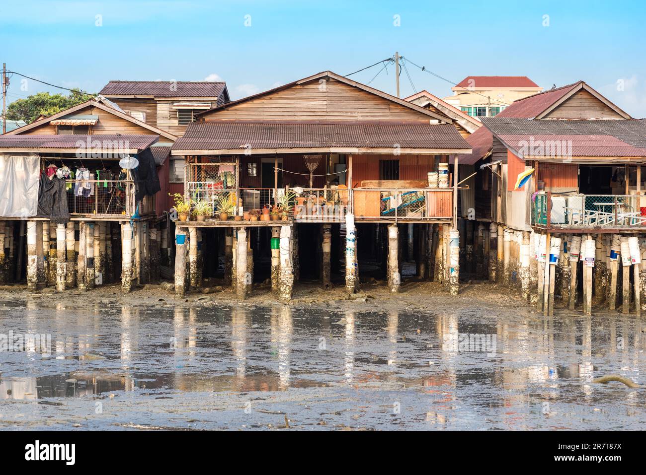 The Chew Jetty is a stilt house settlement of Chinese neighborhood ...