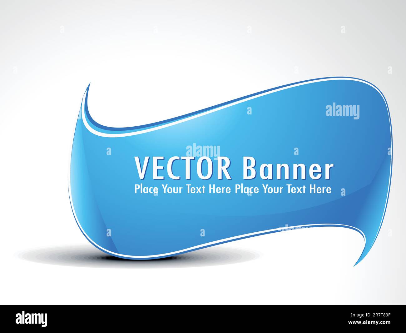 abstract cyan banner vector illustration Stock Vector Image & Art - Alamy