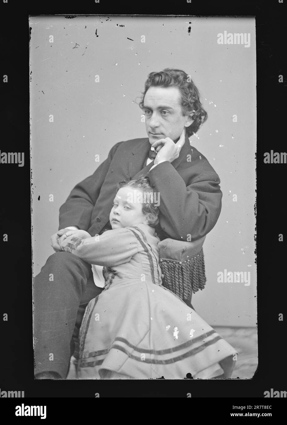 Edwin Booth and daughter Edwina c. 1860-1870 Stock Photo - Alamy