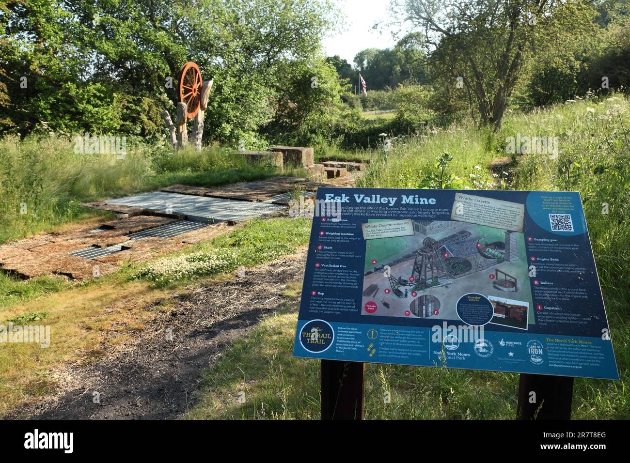 Site of the small-scale abandoned Victorian Esk Valley / Holme House ...