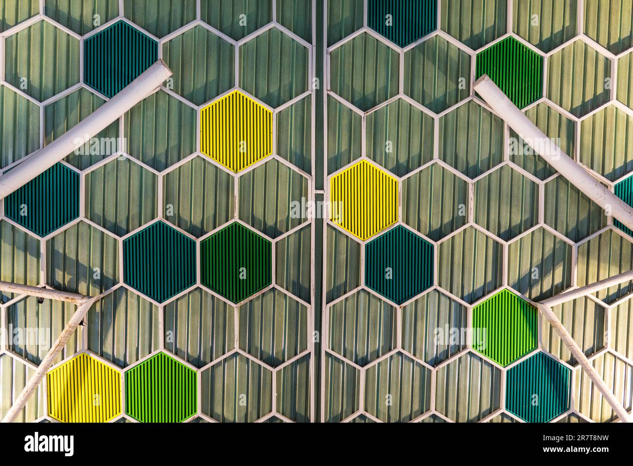 Hexagon roof hi-res stock photography and images - Alamy