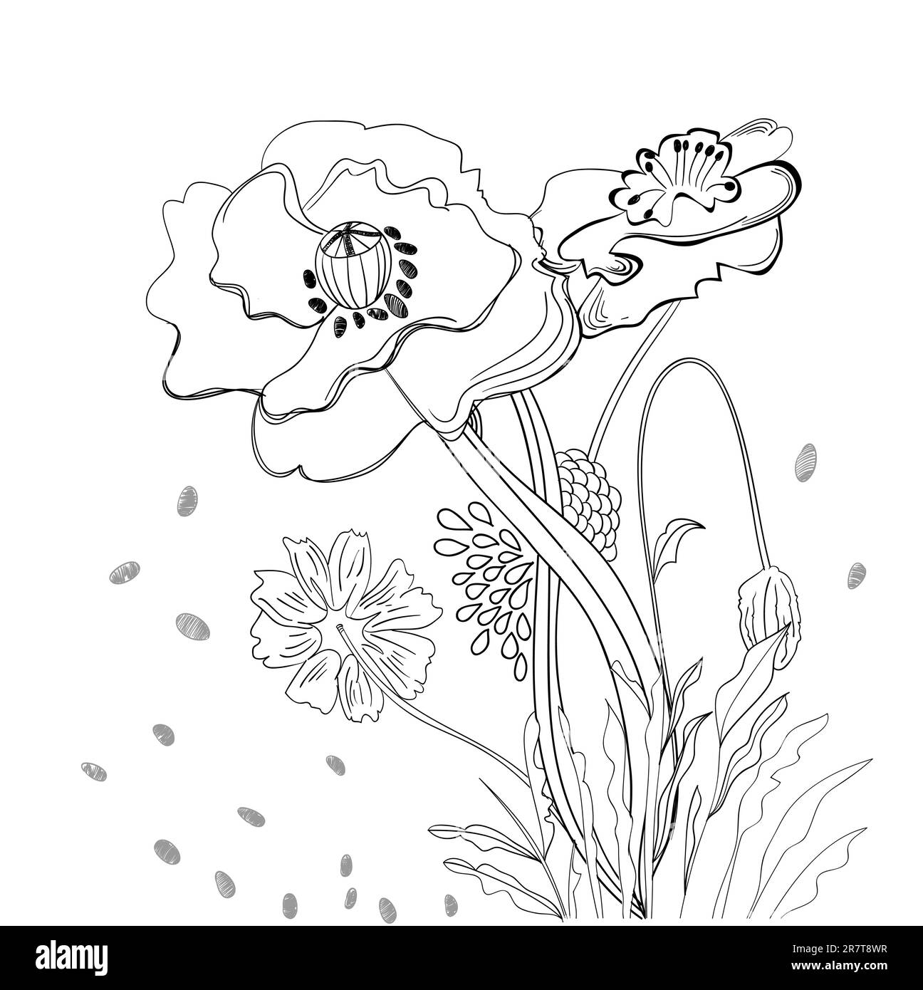 Paper style white monochrome Stock Vector Images - Alamy