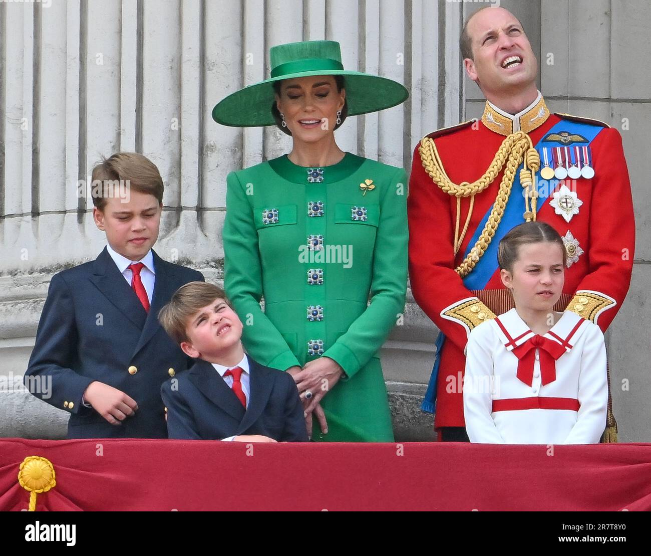 London, UK on June 17 2023. The Royal Family receive the crowds and ...