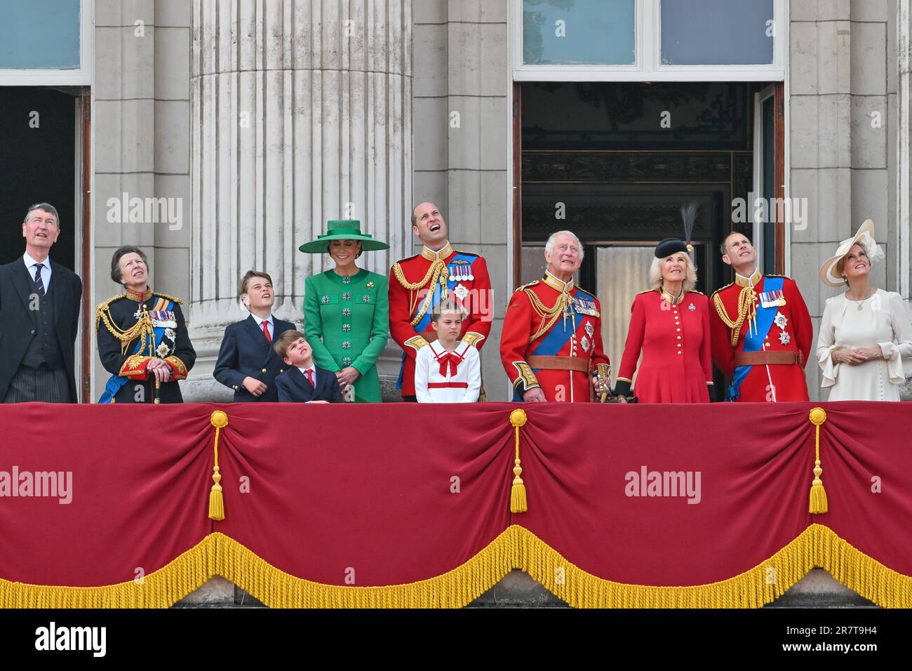 London, UK on June 17 2023. The Royal Family receive the crowds and ...