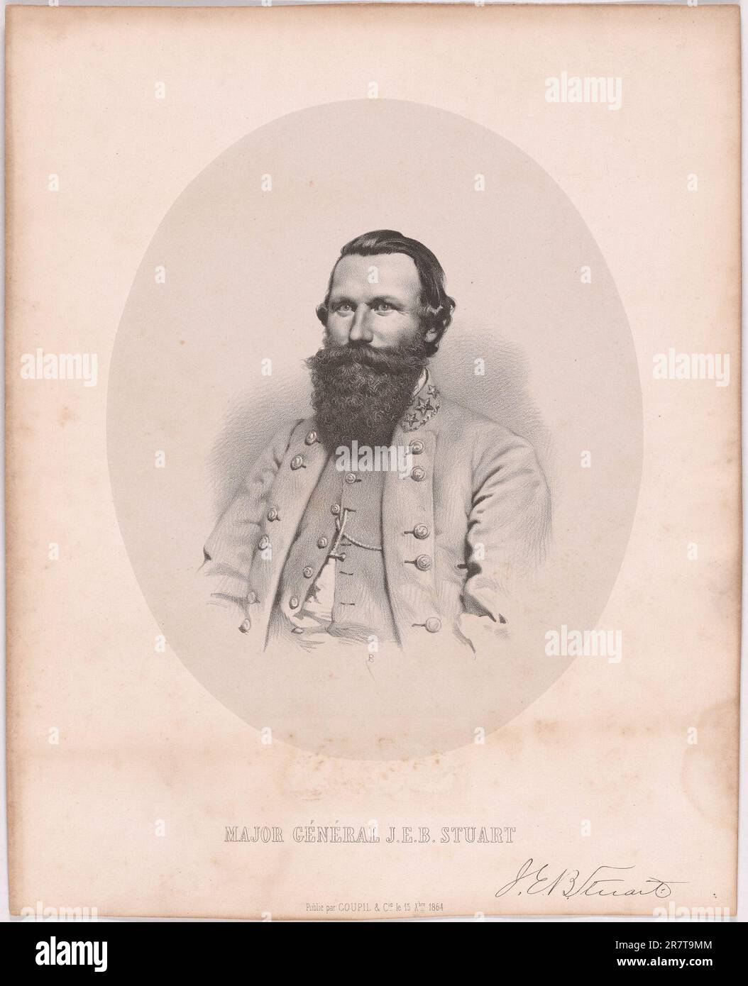 J. E. B. Stuart 1864 Stock Photo - Alamy