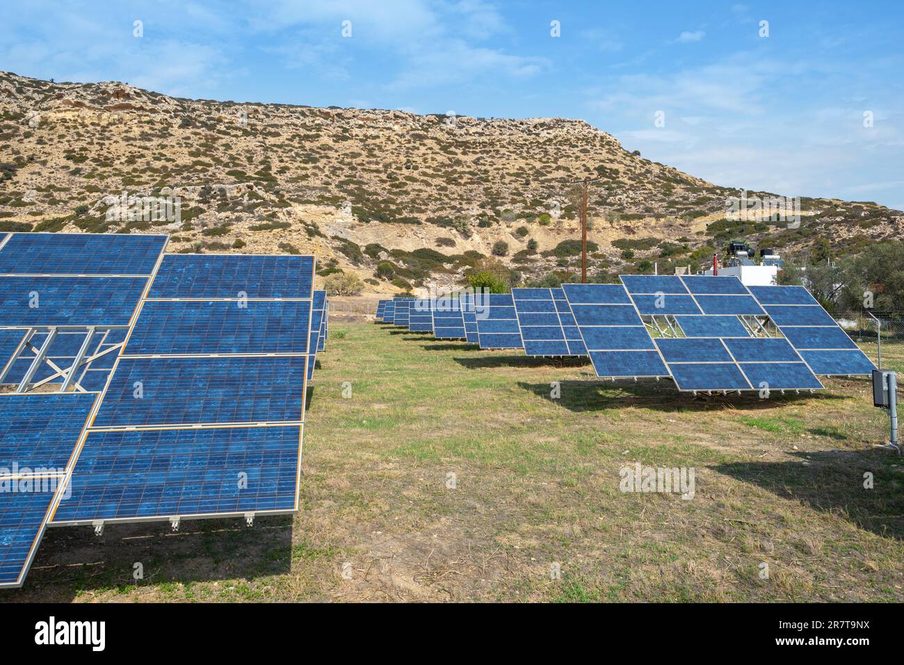 Renewable energy production with solar cells in the south of Crete ...