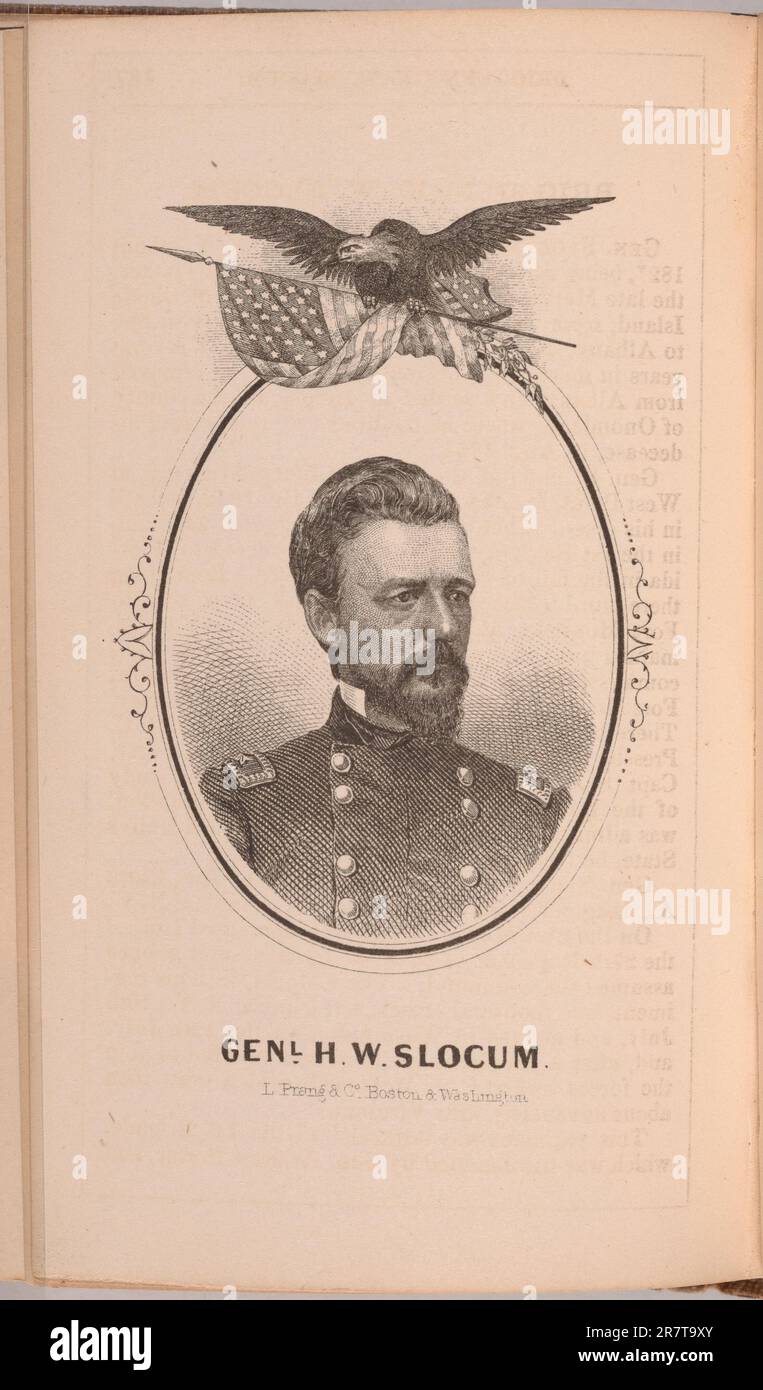 Henry Warner Slocum c. 1862 Stock Photo - Alamy